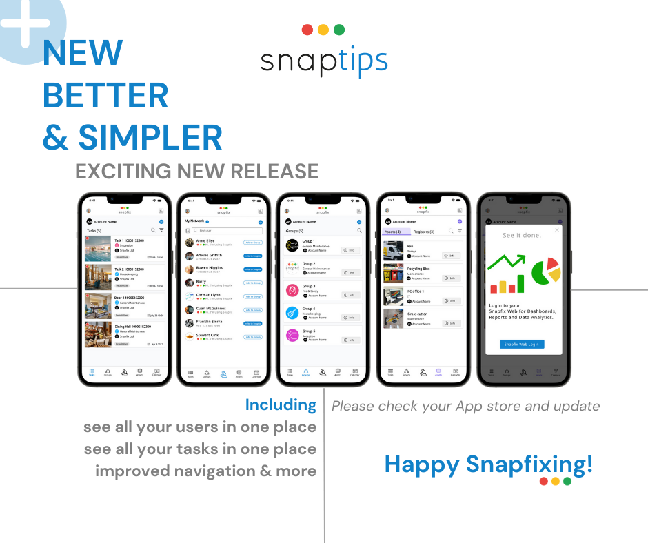 Exciting New Snapfix version - April 2024