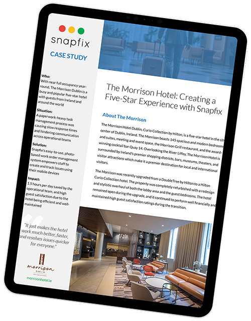 Snapfix | Hotel Operations Streamlined