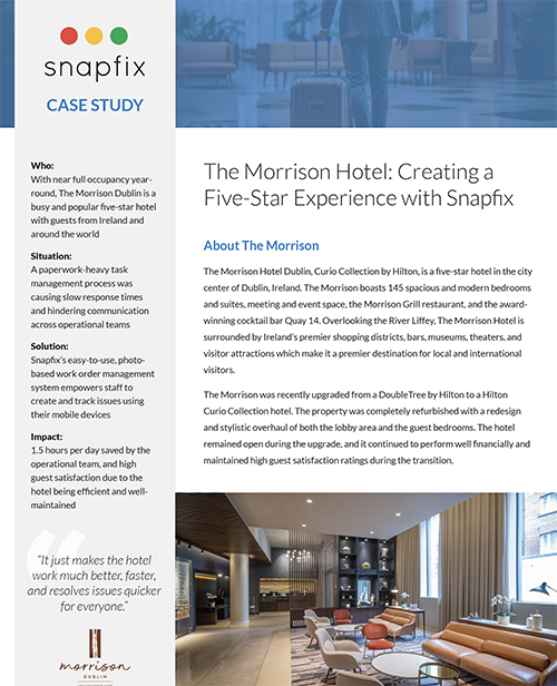 CMMS Software Case Studies & Maintenance Management Resources |Snapfix